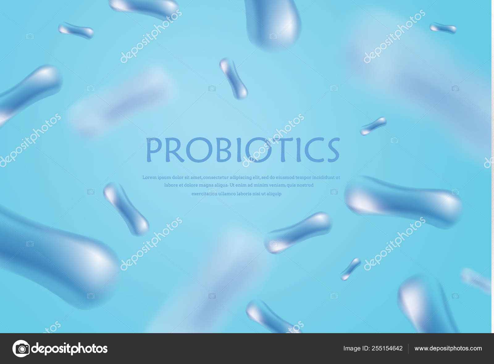 Probiotics bacteria vector Stock Vector Image by ©roman11998866@gmail ...