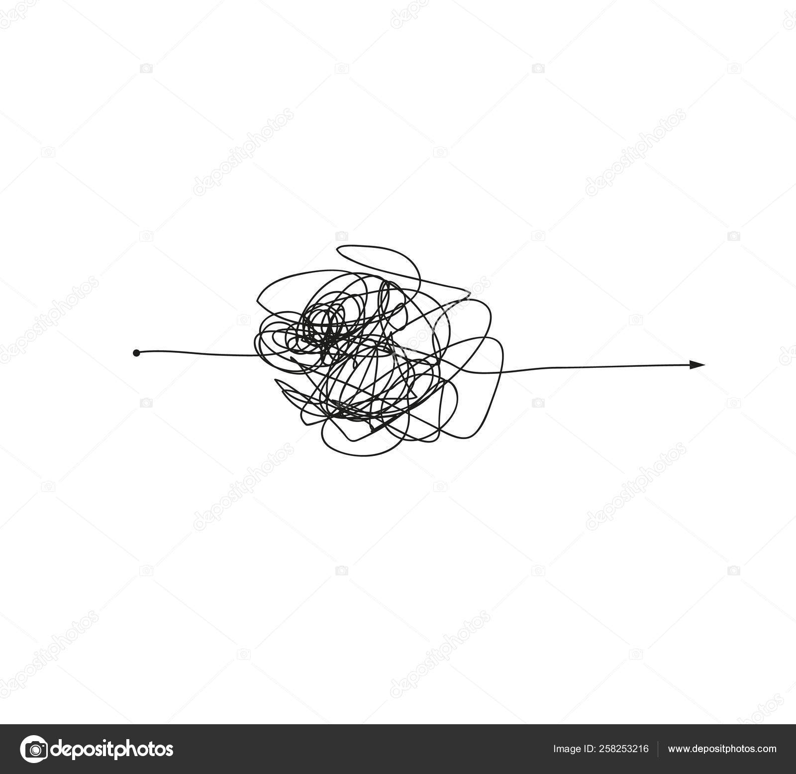 Insane messy line Stock Vector by ©roman11998866@gmail.com 258253216