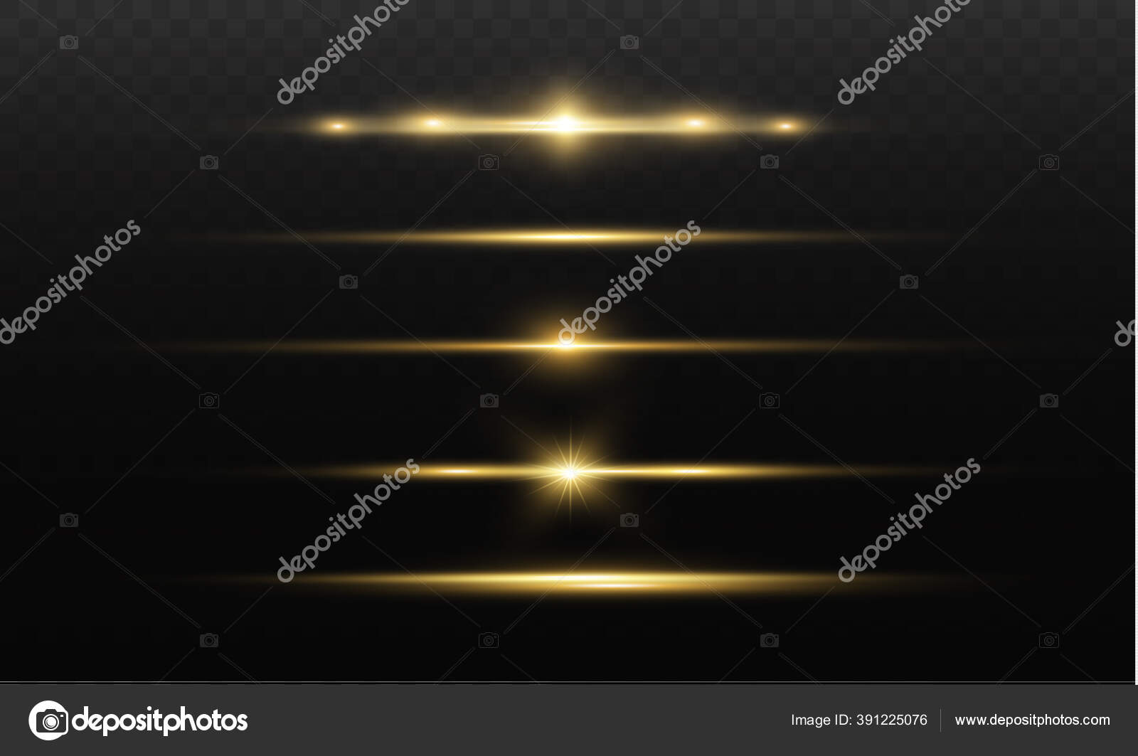 Yellow horizontal line. Stock Vector by ©roman11998866@gmail.com 391225076