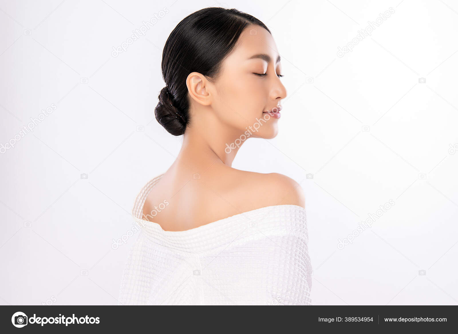 Asian Woman Side Profile