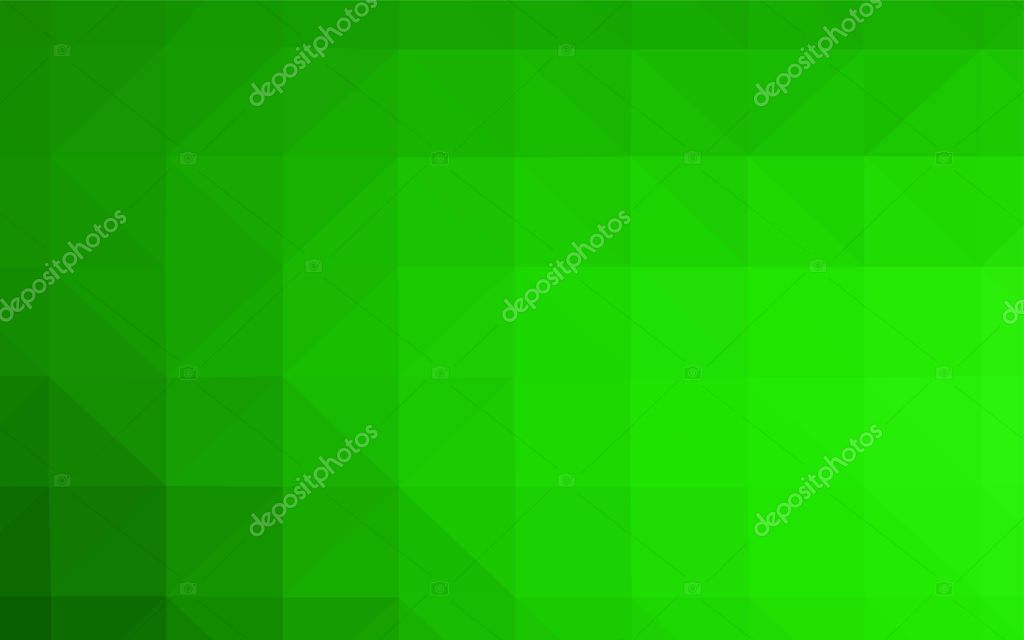 Luz verde vector brillante cubierta triangular. Ilustración abstracta ...