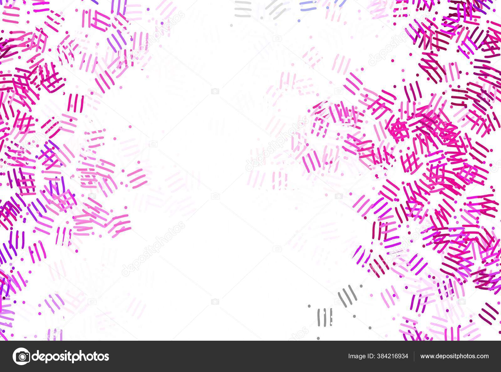 Light Pink Vector Pattern Sharp Lines Dots Modern Geometrical Abstract ...