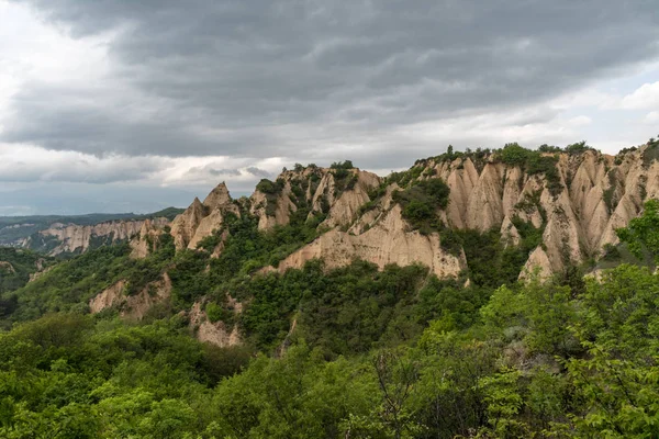 Rozhen pyramids -a unique pyramid shaped mountains cliffs in Bulgaria ...
