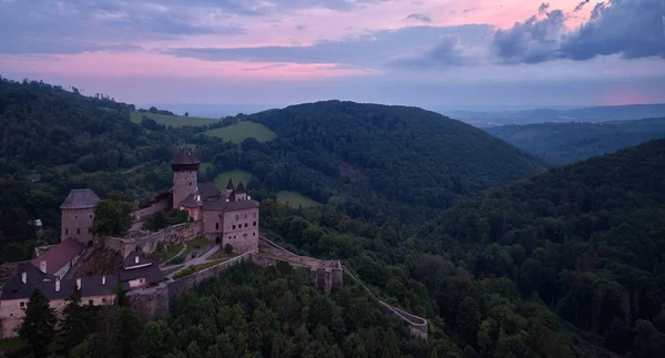 Helfstyn Castle German Helfenstein Helfstein Aerial View Medieval ...
