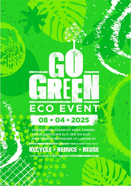 Go Green Poster Design