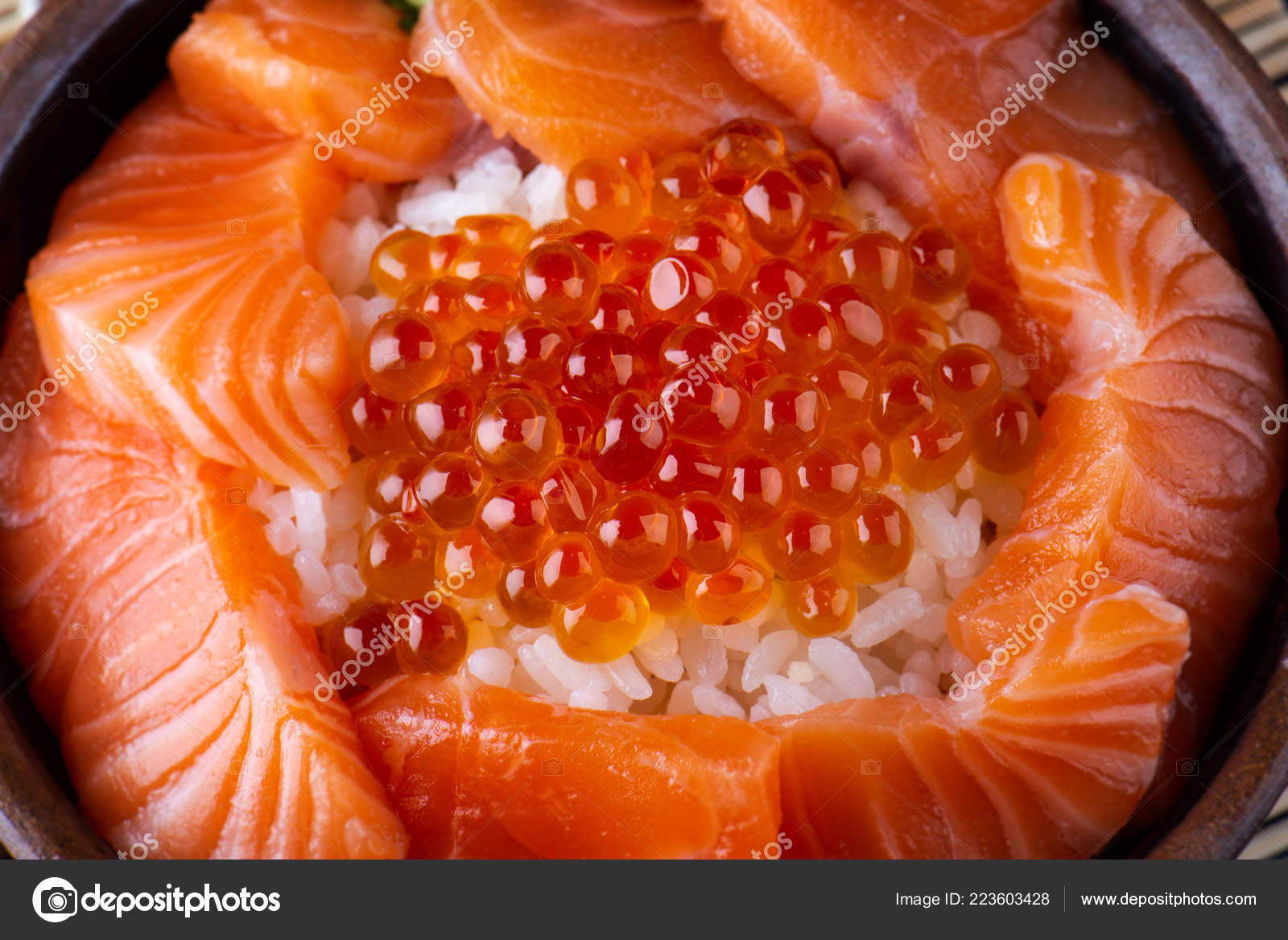 Salmon Roe Sashimi