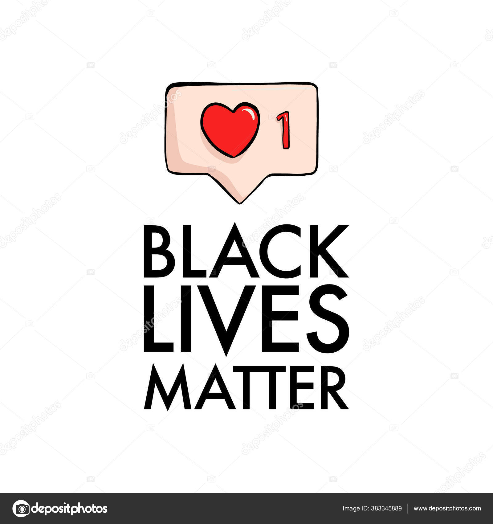 Black People Equal Logo