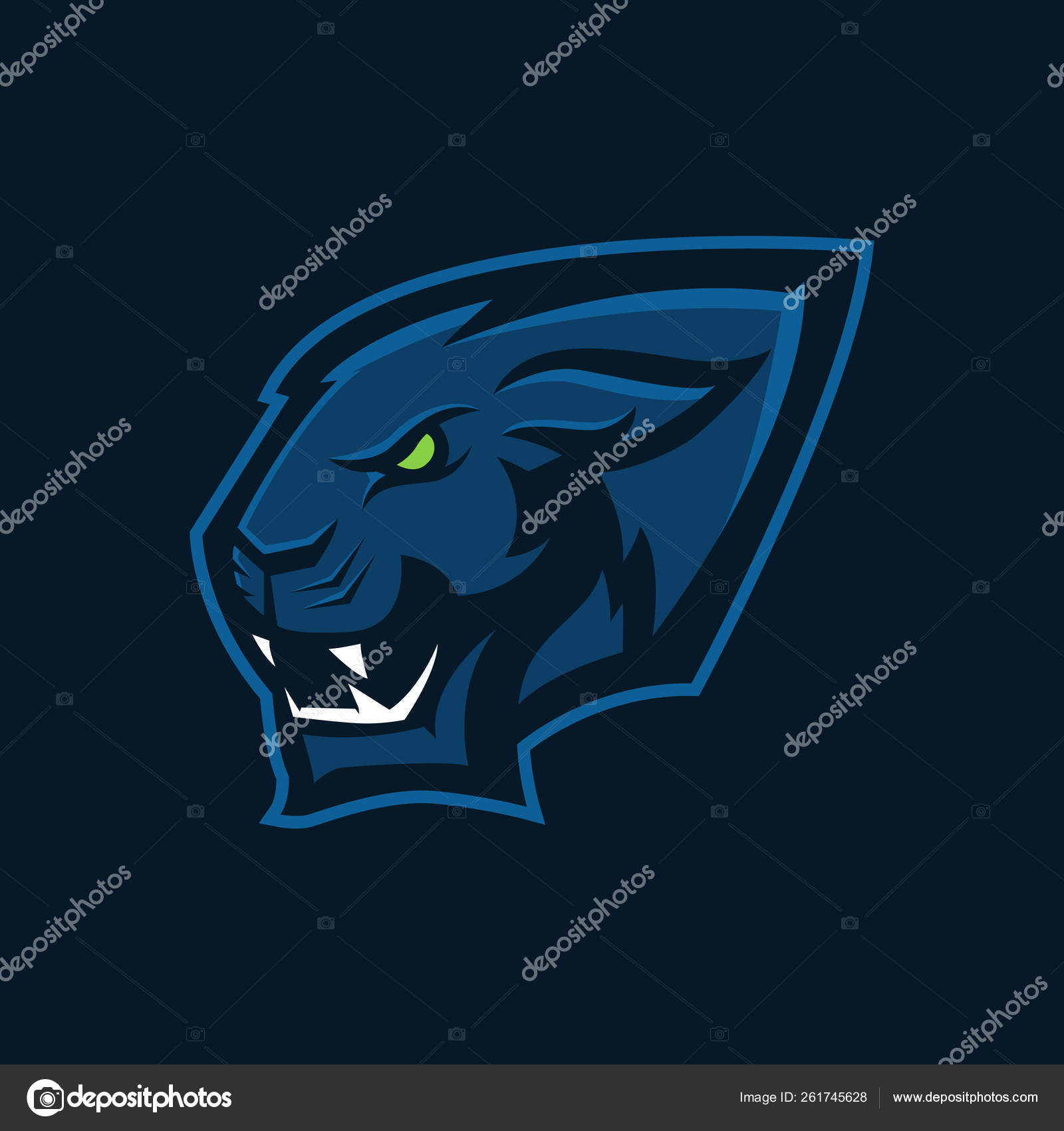 Blue Panther Logo