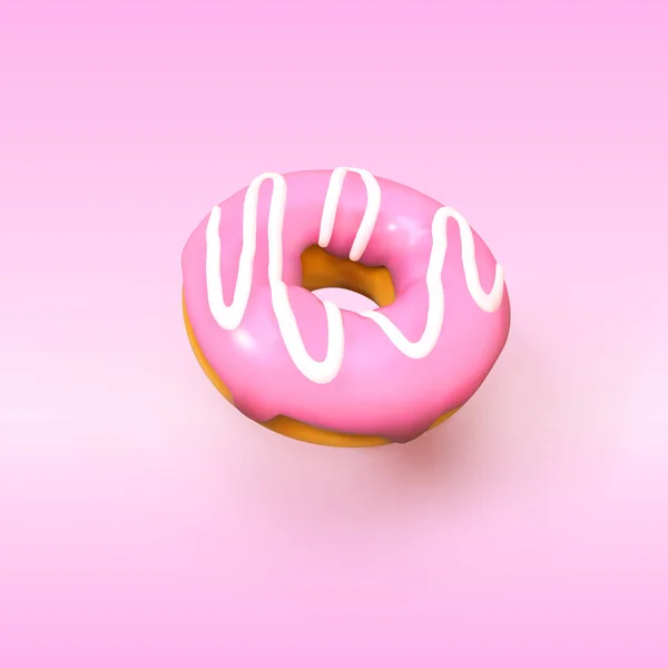 100,000 Pink donut Vector Images | Depositphotos