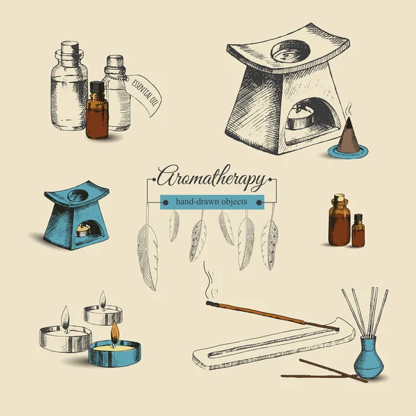 Essential oils drawing Vector Art Stock Images | Depositphotos