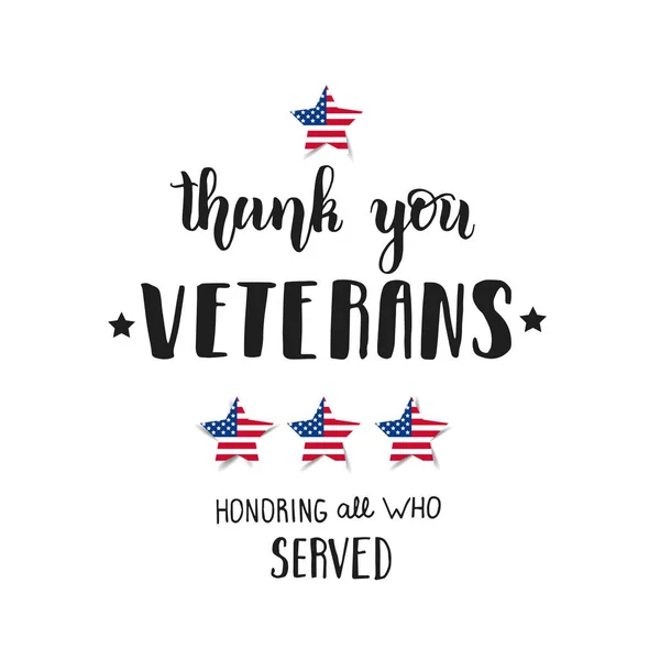 Thank you veterans Vector Images | Depositphotos