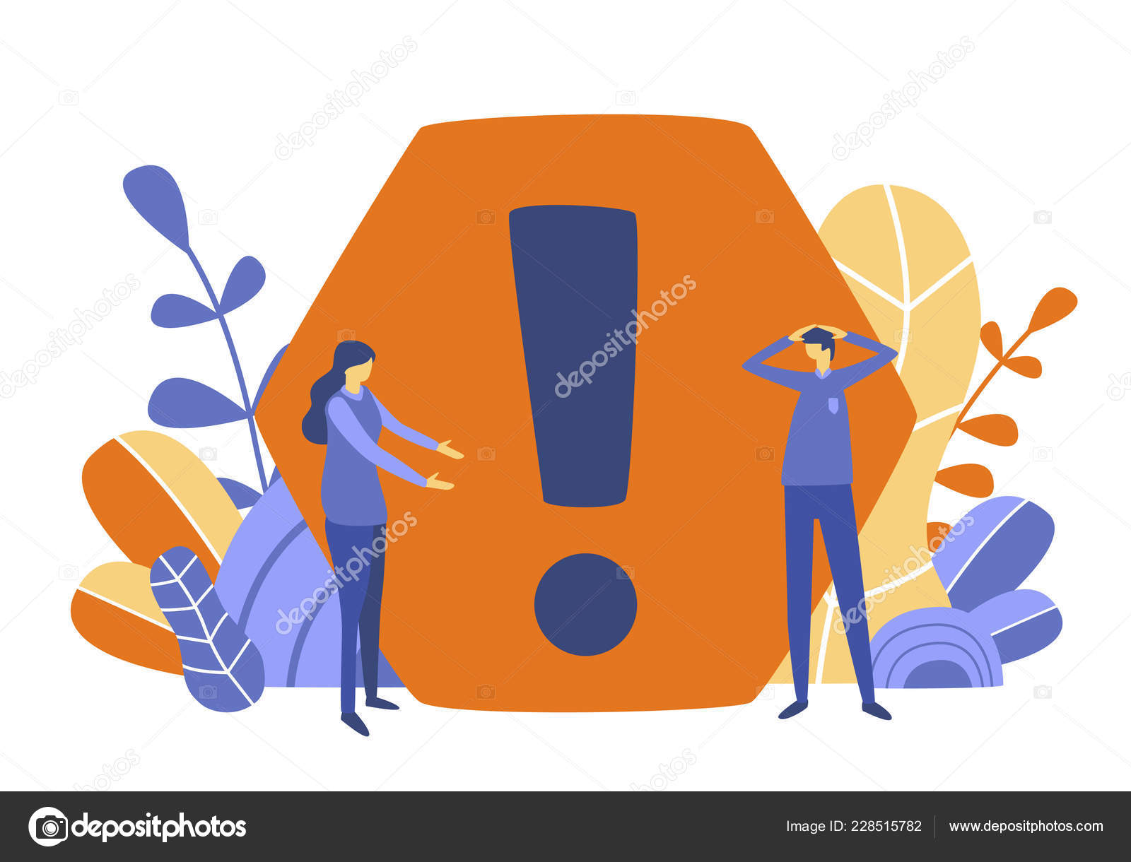 Business Concept Vector Illustration Disconnection Internet Connection ...