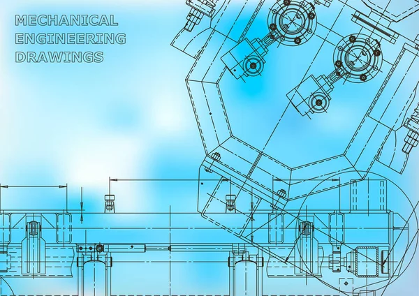 Computer Aided Design Systems Blueprint Scheme Plan Sketch Technical ...