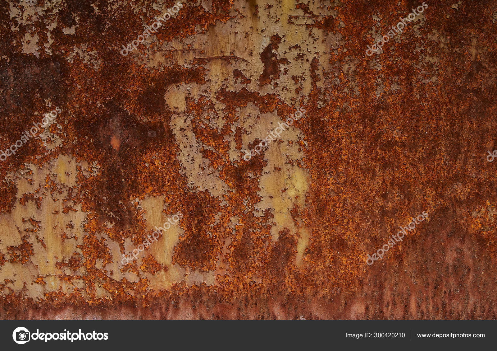 Rusted Metal Plate Background