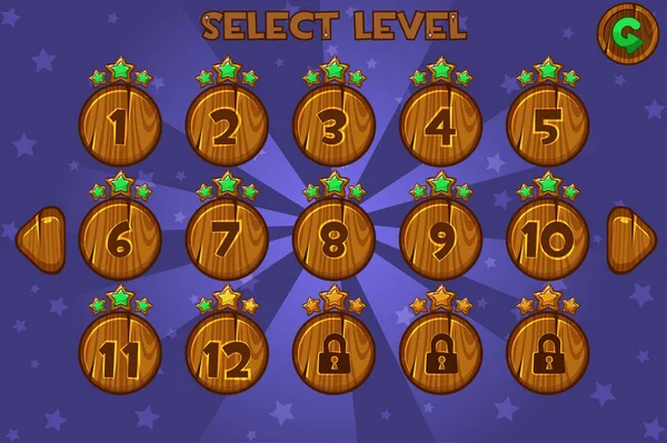 Level selection screen Vector Art Stock Images | Depositphotos Level selection screen Vector Art Stock Images | Depositphotos