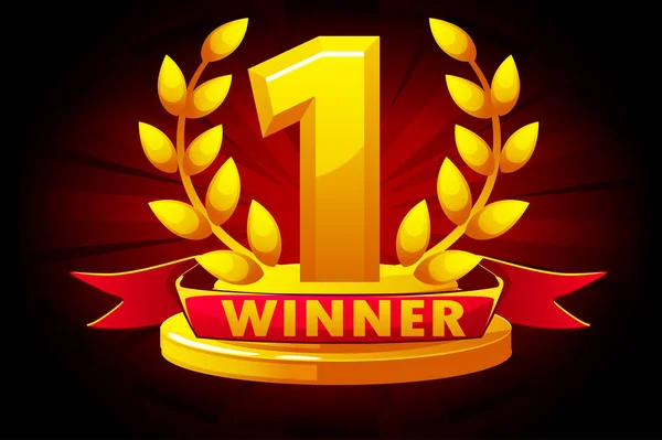 First, second and third places Stock Vector Image by ©Alhovik #69936475