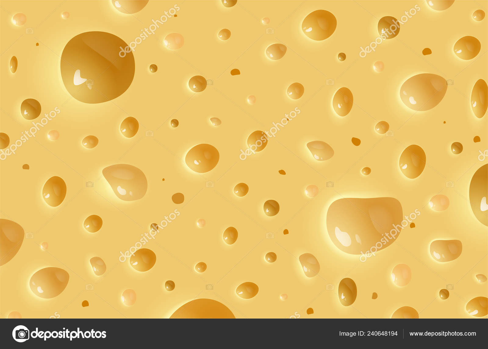 Vector Realistic Cheese Background Texture Cheese Stock Vector by ©Pro ...