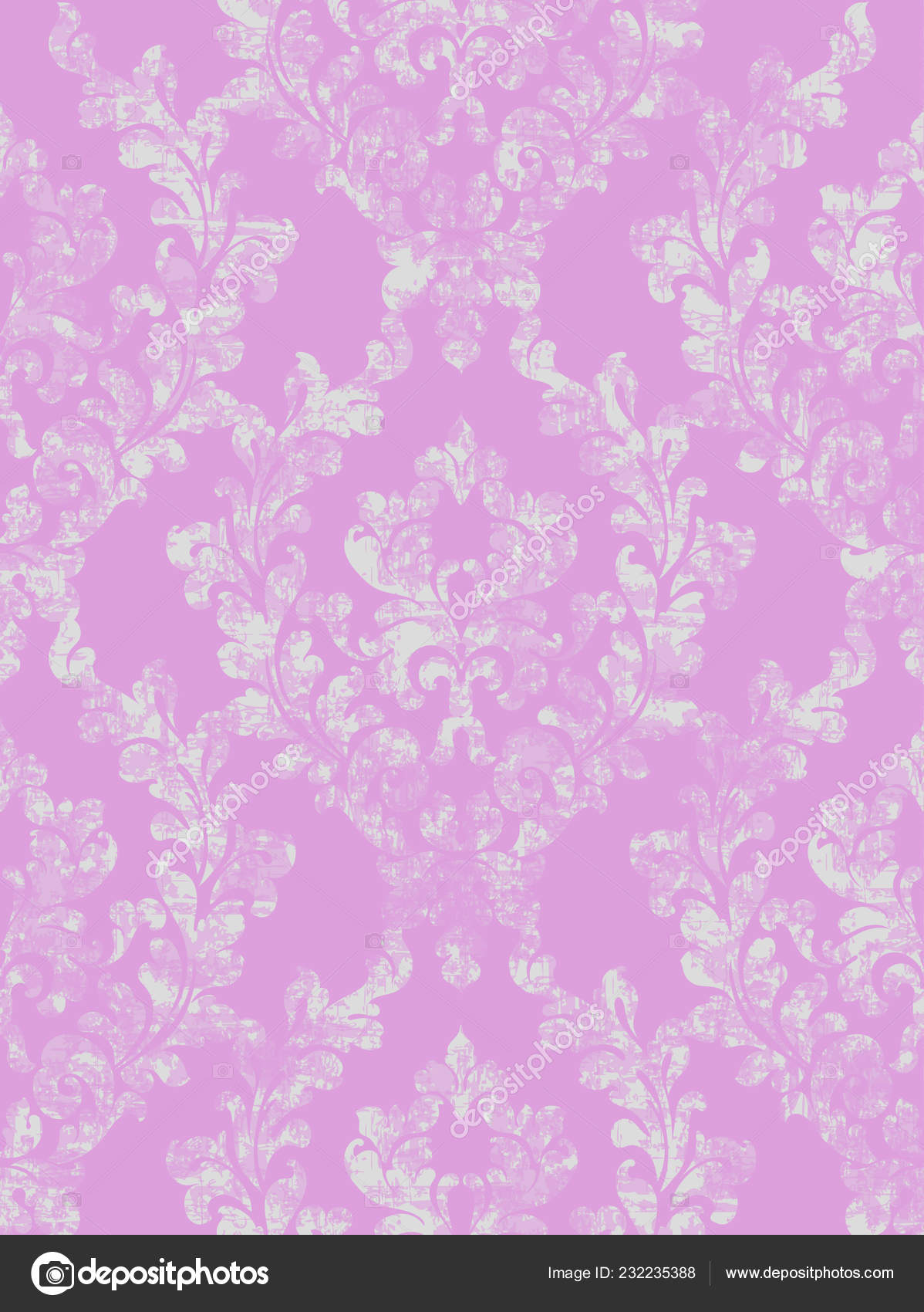 Vintage Baroque background Vector. Floral ornament pattern decoration ...