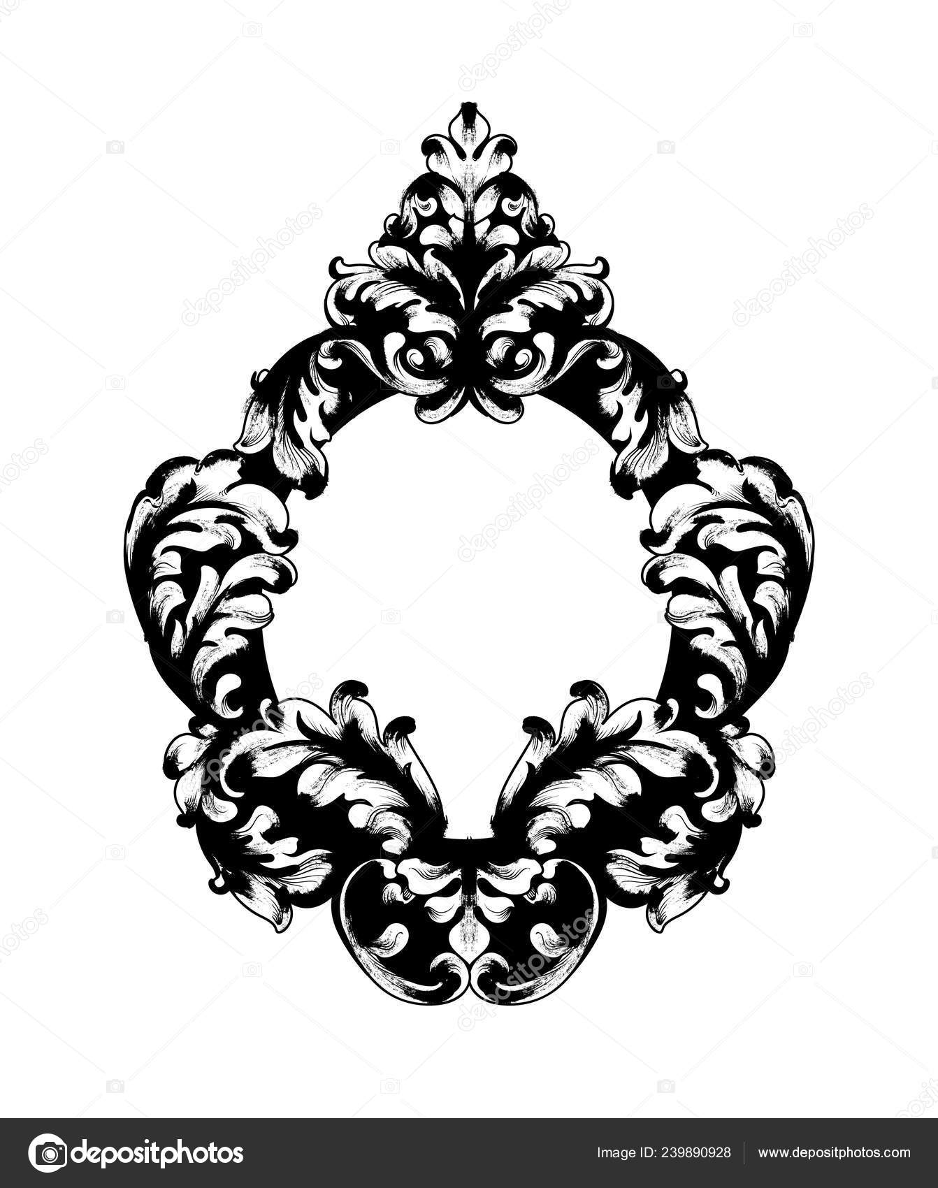 White Victorian Frames