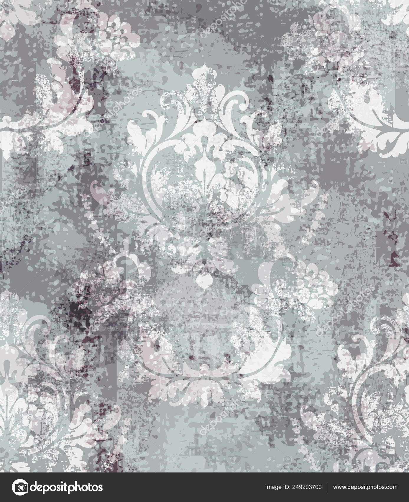 Baroque texture pattern Vector. Floral ornament decoration. Victorian ...