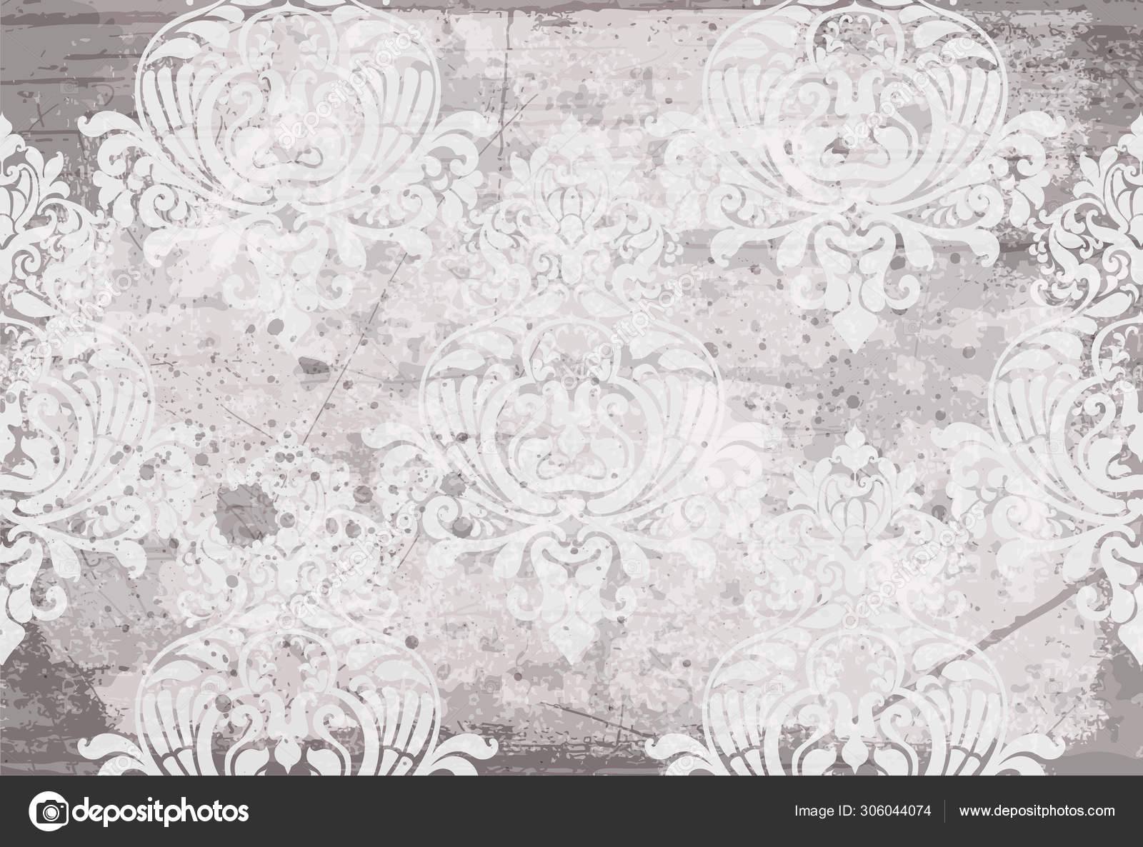 Rococo texture pattern Vector Stock Vector Image by ©inagraur.ymail.com ...