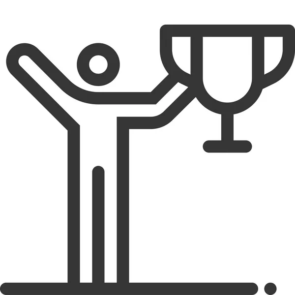 Assistance Bold Line Stick Figure Icon Illustration Vector Editable ...