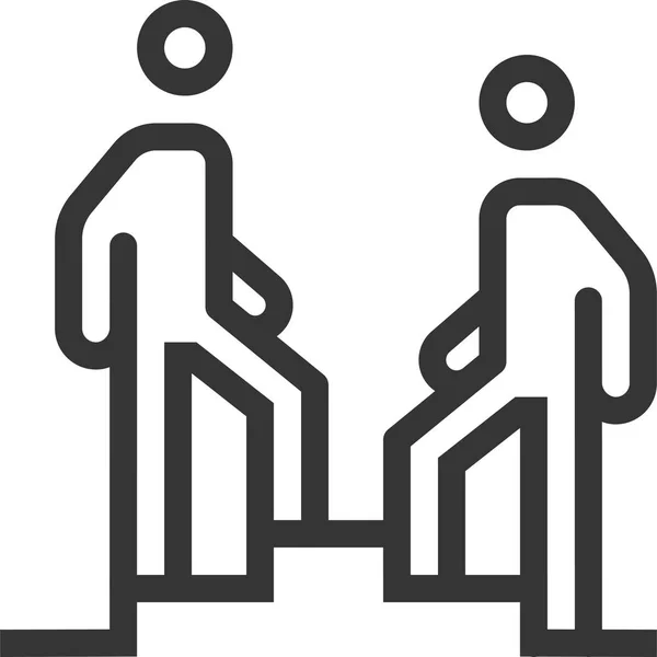 Camera Man Bold Line Stick Figure Icon Illustration Vector Editable ...