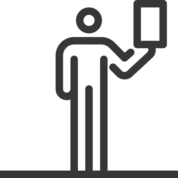 Choice Bold Line Stick Figure Icon Illustration Vector Editable Stroke ...