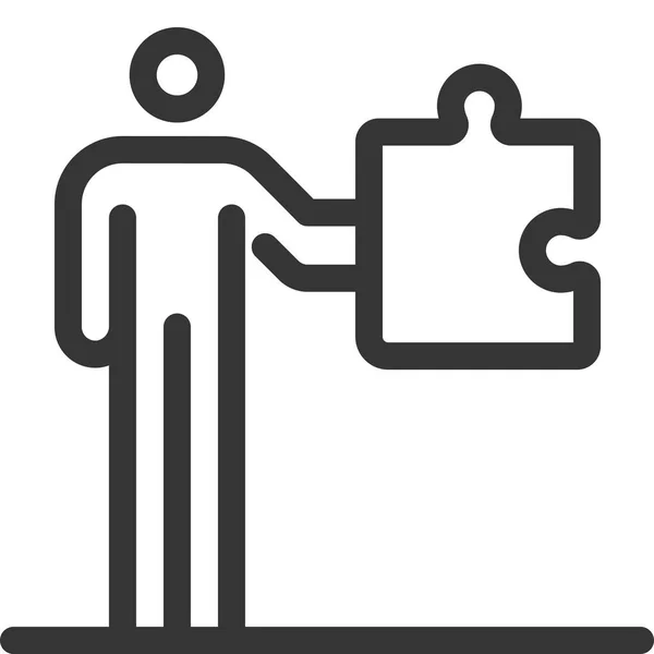 Safe Box Bold Line Stick Figure Icon Illustration Vector Editable Stock ...