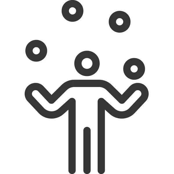 Painter Bold Line Stick Figure Icon Illustration Vector Editable Stroke ...