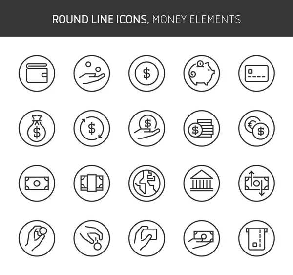 Money elements Vector Art Stock Images | Depositphotos