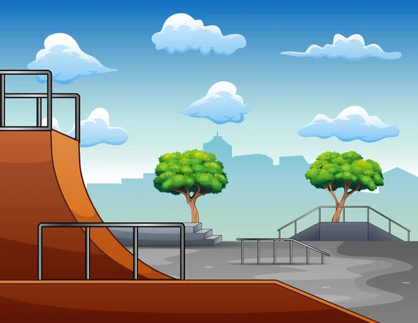 Skateboard Ramp Cartoon