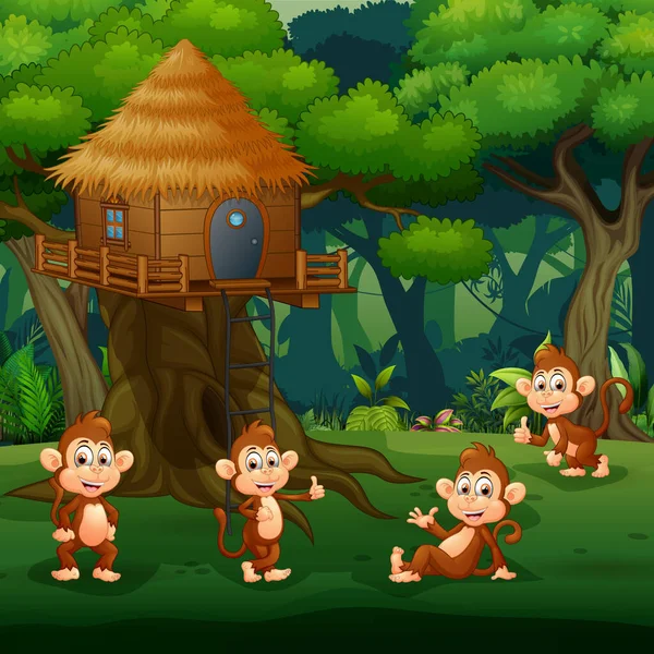 21,877,663 Monkey house Vector Images | Depositphotos