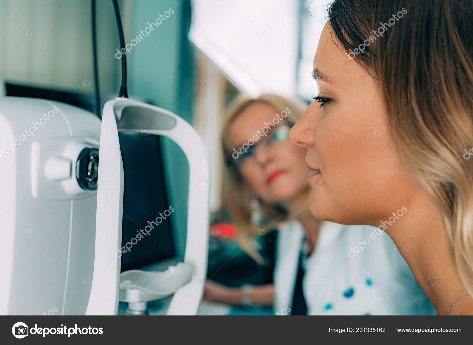 Ophthalmology Optical Coherence Tomography Testing — Stock Photo ...