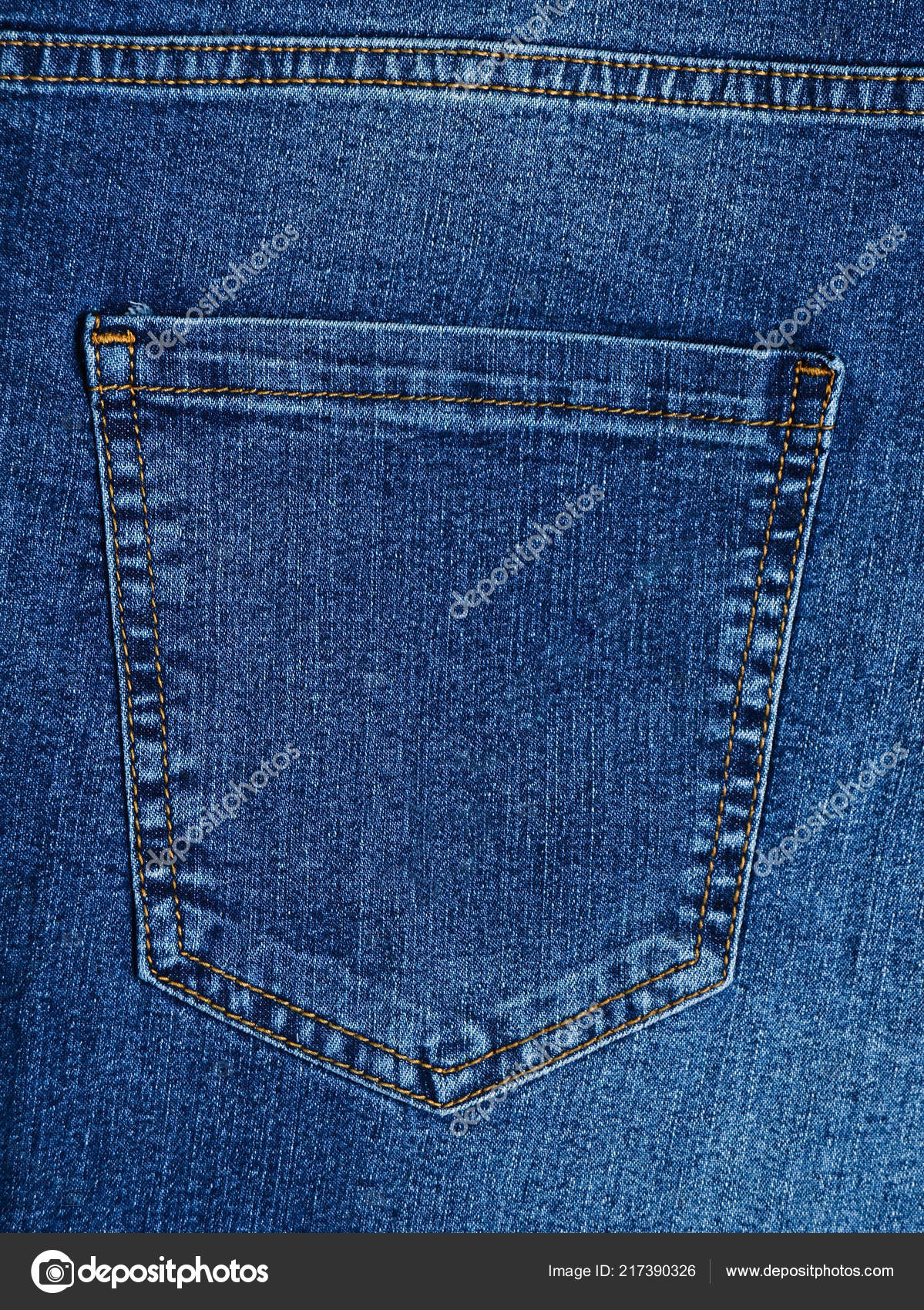 Jeans Back Pocket Texture