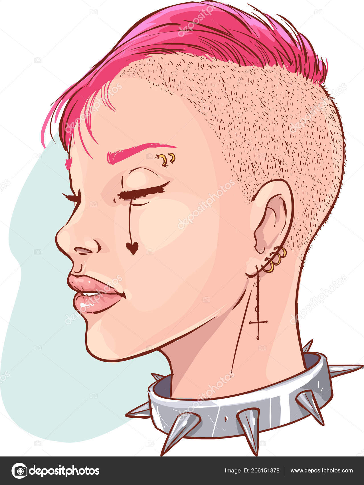 Drawing & Illustration Art & Collectibles PunkGirl Sheet Drawing ...