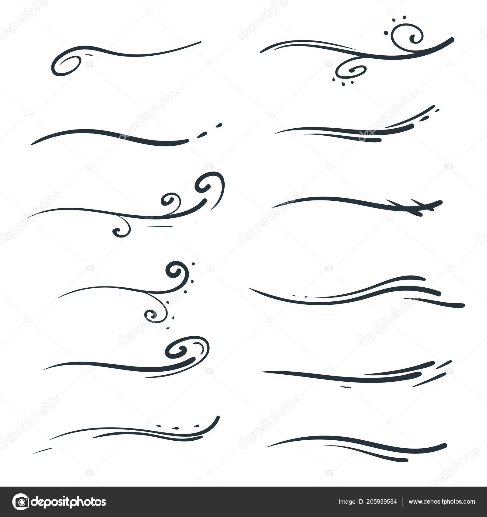 Swishes, swashes, swoop set Stock Vector Image by ©tkronalter9.gmail ...