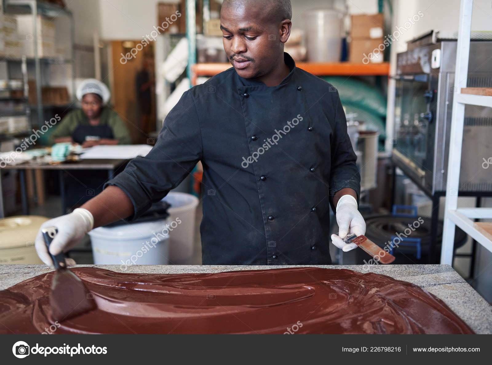 Making Chocolate In A Factory