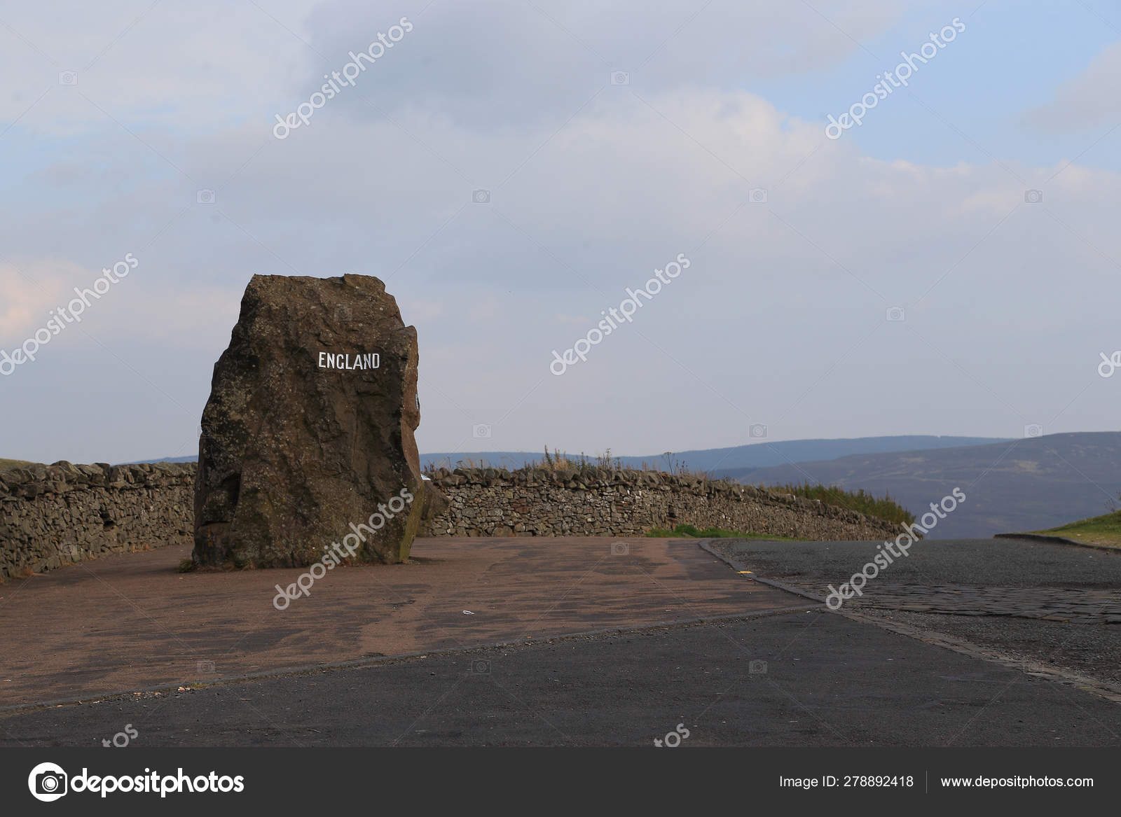 Carter Bar on the border of Scotland with England – Stock Editorial ...