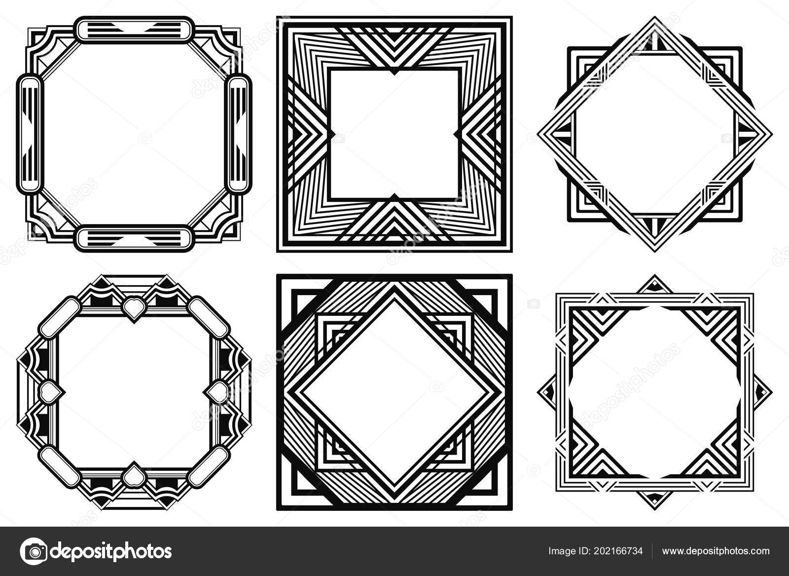 Art Deco Vector Border