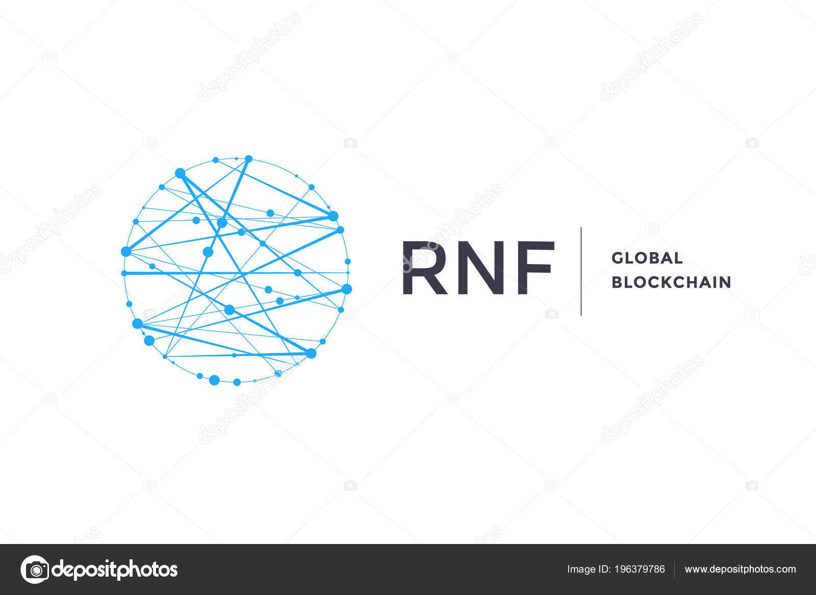 Template Logo Blockchain Technology Circle Connected Lines Logo Brand ...