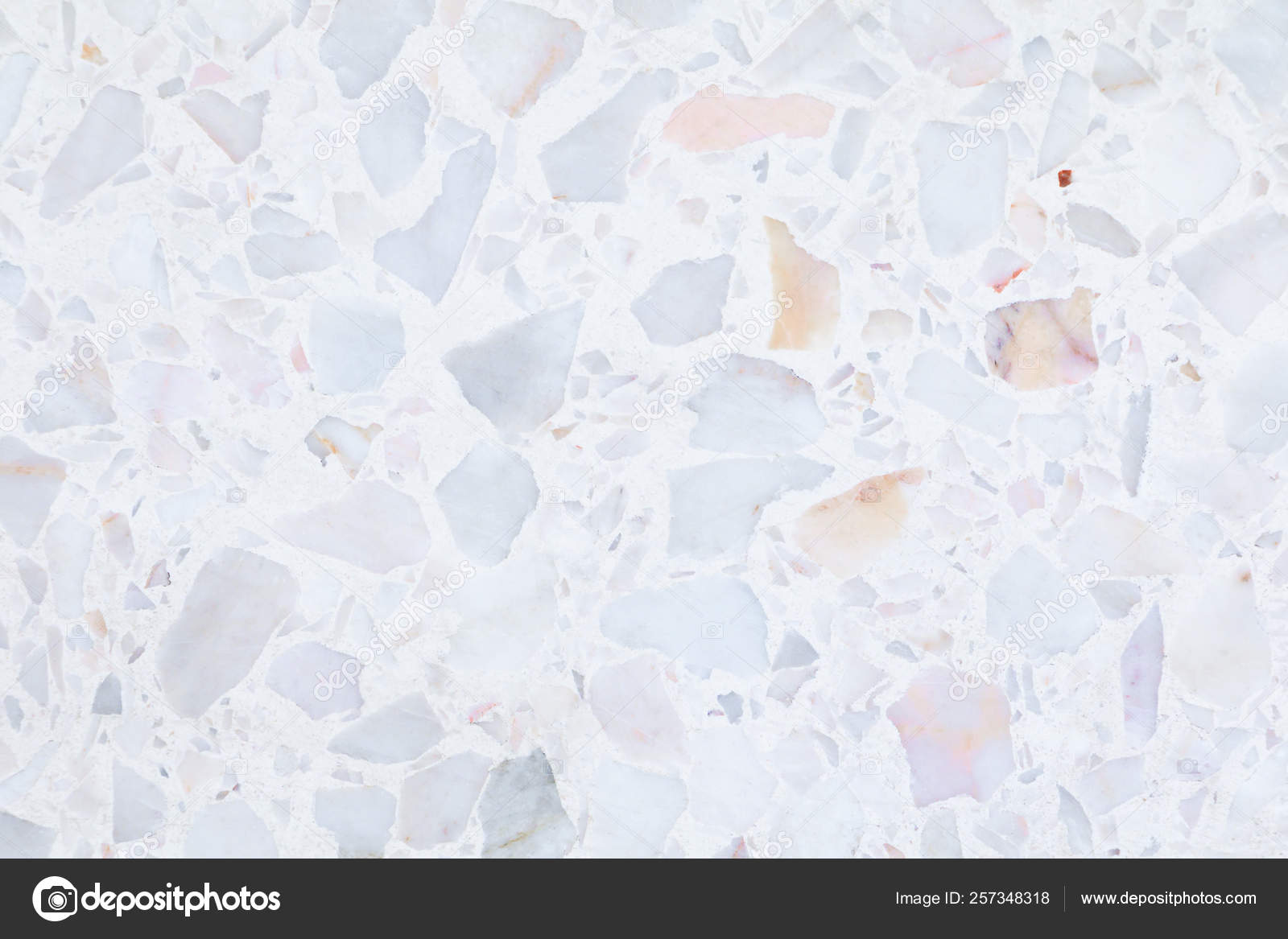 Revêtement de sol terrazzo texture pierre polie motif mur et couleur ...