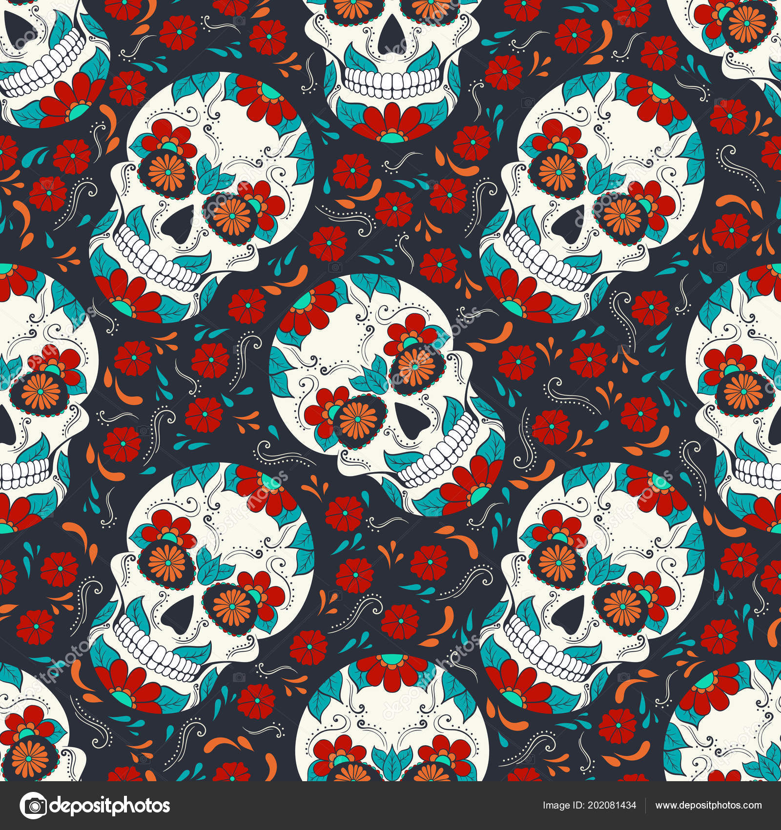Sugar Skull Pattern