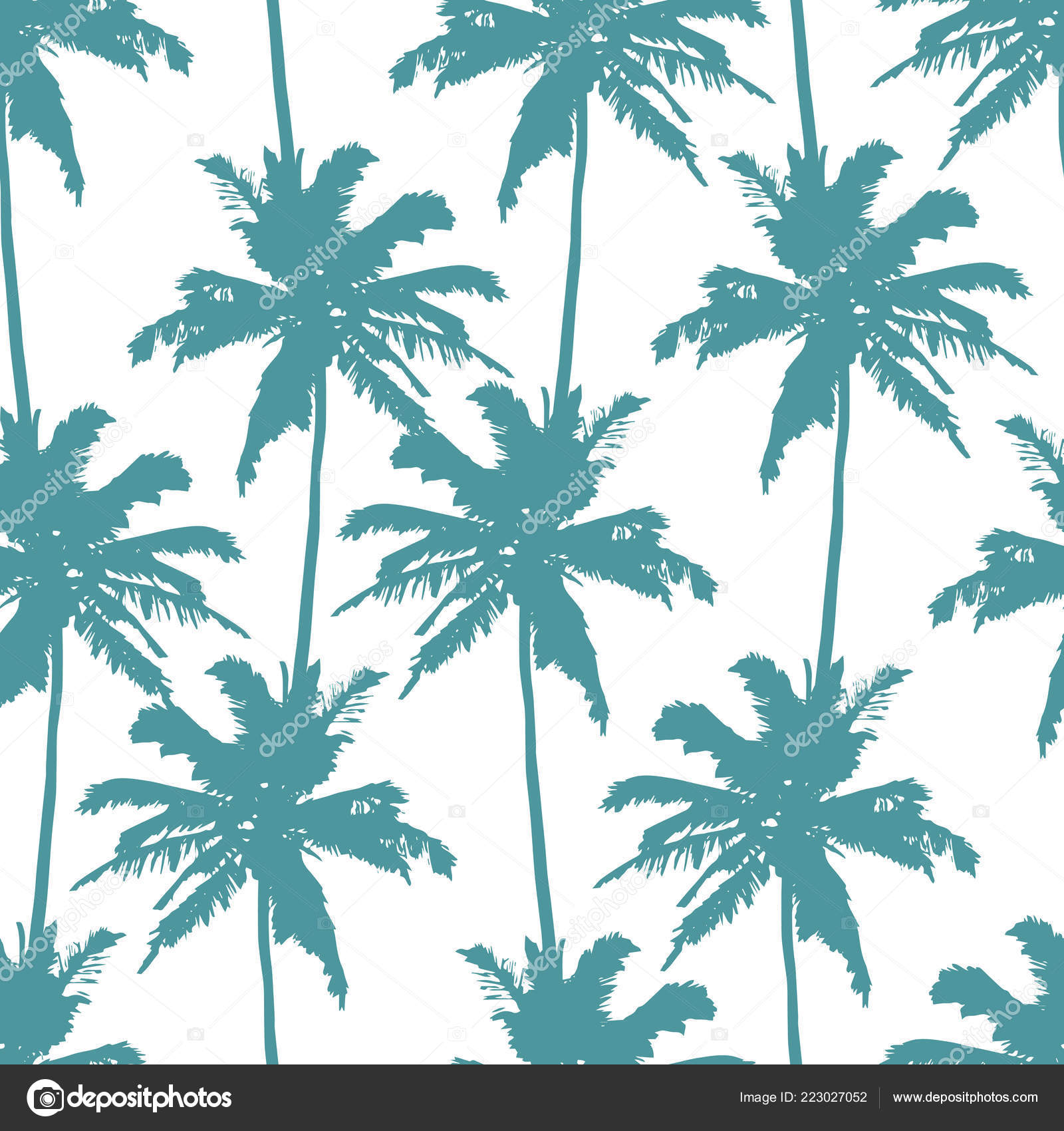 Palm Tree Pattern Fabric