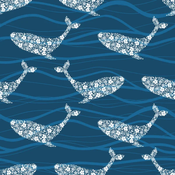 30,084,621 Whale pattern Vector Images | Depositphotos