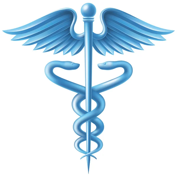 Silver Caduceus Vector Illustration Stock Vector Image by ©vixenkristy ...