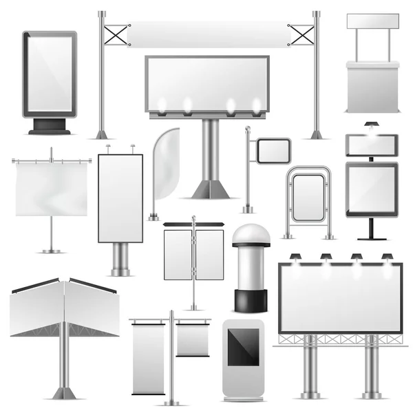 Blank advertising board Vector Art Stock Images | Depositphotos