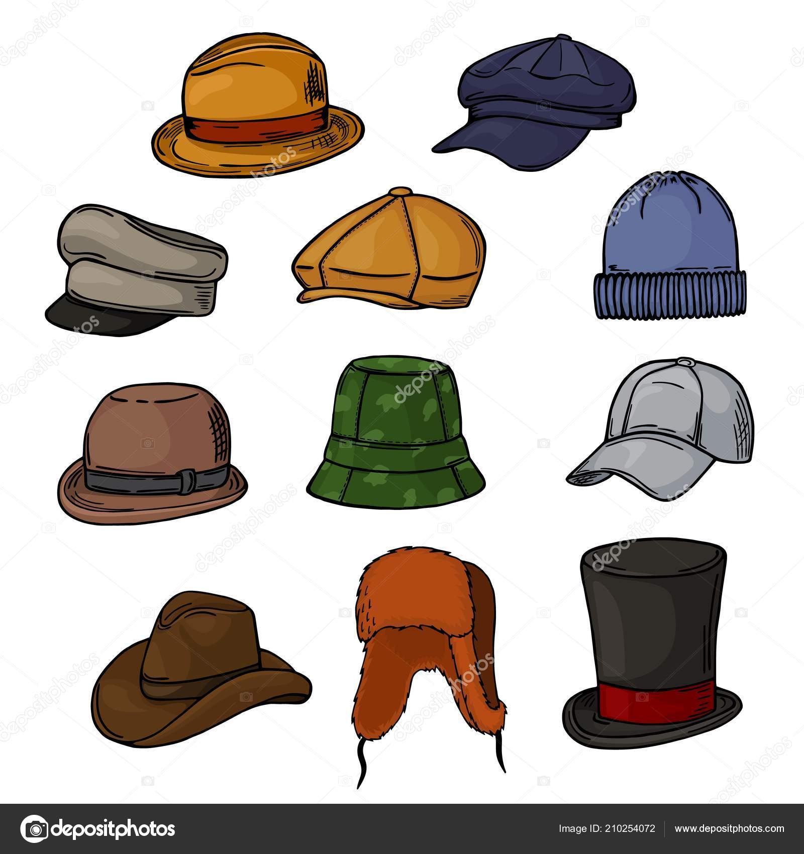 Man hat vector fashion clothing headgear or male headwear and elegant ...