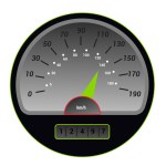 Vector car speed meter Stock Vector Image by ©Yuichiro #7599346