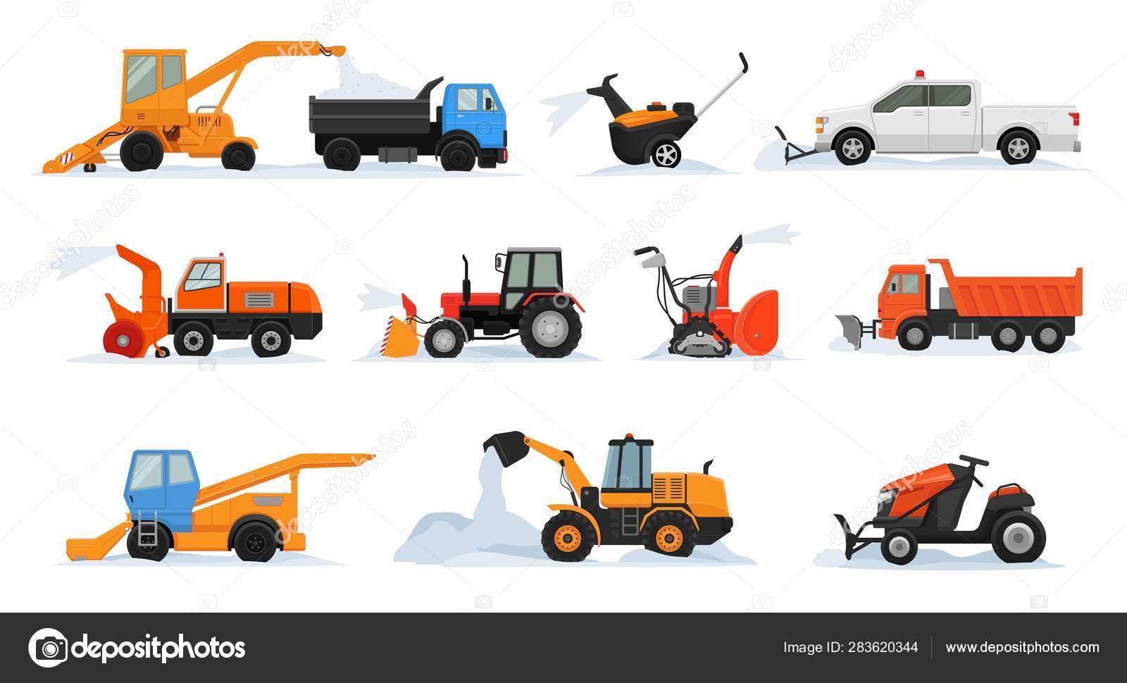 Snow Plow Vector